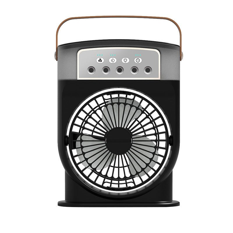 Portable USB Air Water Cooler & Humidifier with Colorful Night Light ...