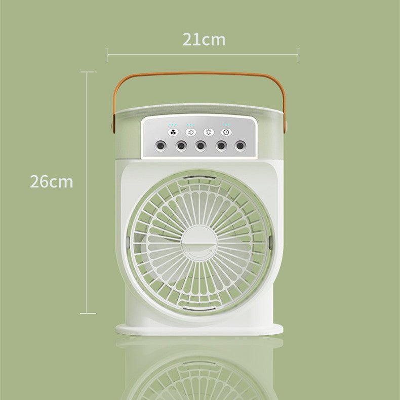 Portable USB Air Water Cooler & Humidifier with Colorful Night Light ...