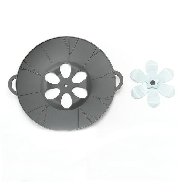 LidLock - Silicone Spill-Proof Pot Cover, Spill Stopper Lid Cover For ...