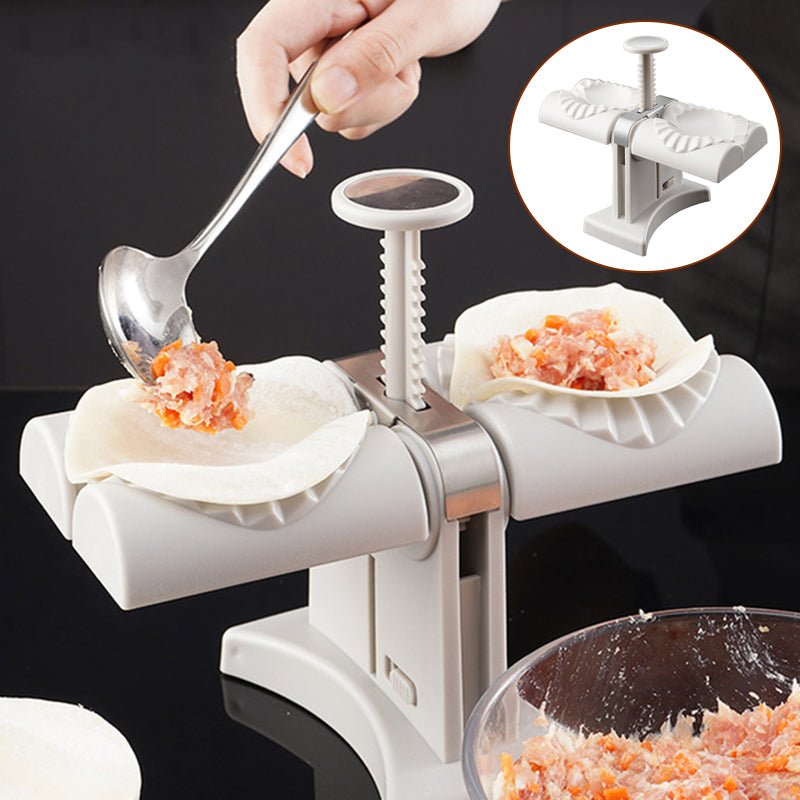 Double Head Dumpling Mold - Fast and Convenient Manual Press Dumpling ...