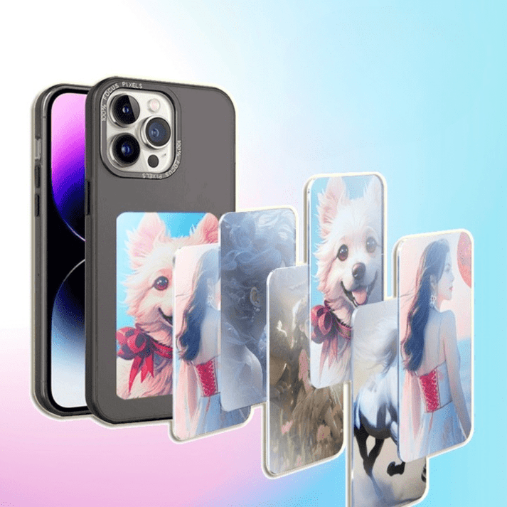 E-Ink Screen Projection Personalised Phone Case – Qeepin